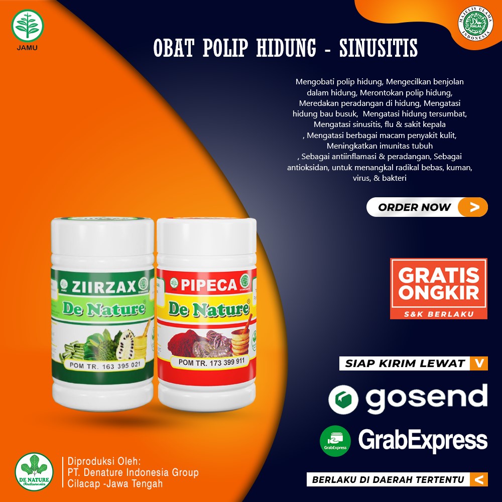 Jual Obat Sinusitis dan Polip Hidung, Pilek Kronis Menahun Anak / Dewasa paling manjur dan ampuh ...