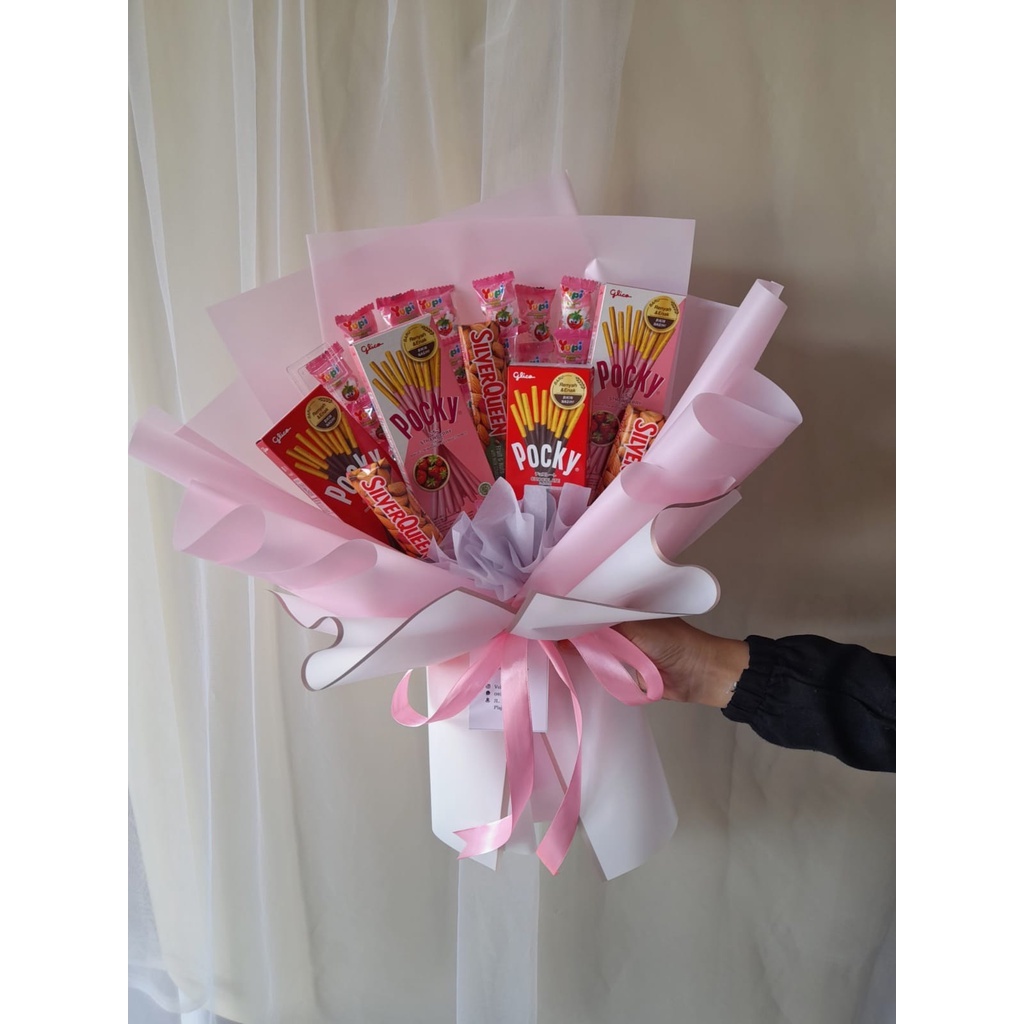 Jual Buket Snack/ Buket Pocky/ Buket Wisuda/ Buket Ultah (Pocky Yupi ...