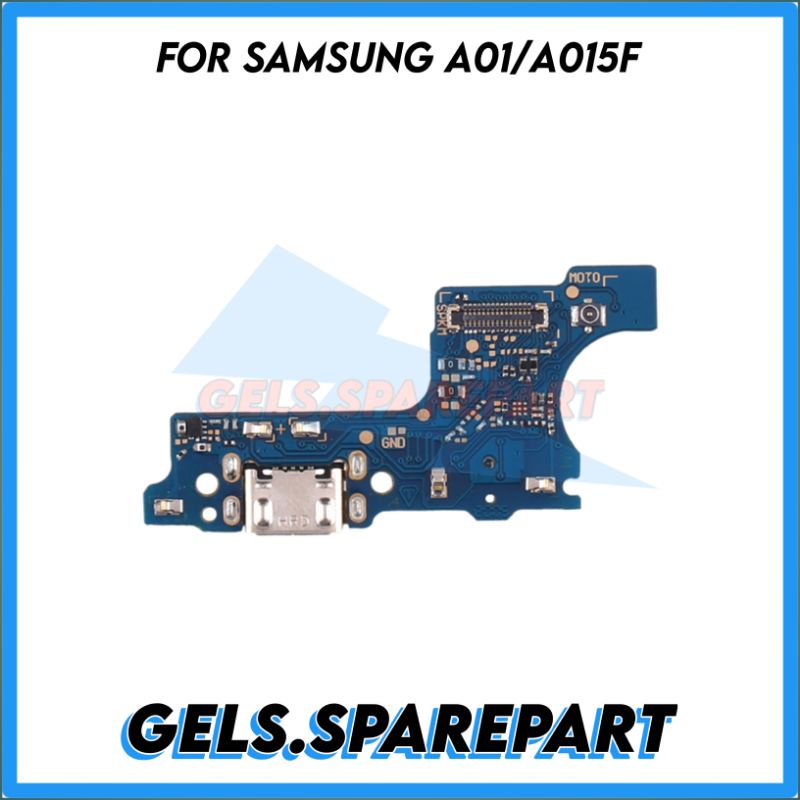 Jual Flexible Board Connector Charger Papan Cas PCB Samsung Galaxy A01 / A015F + Mic Original ...