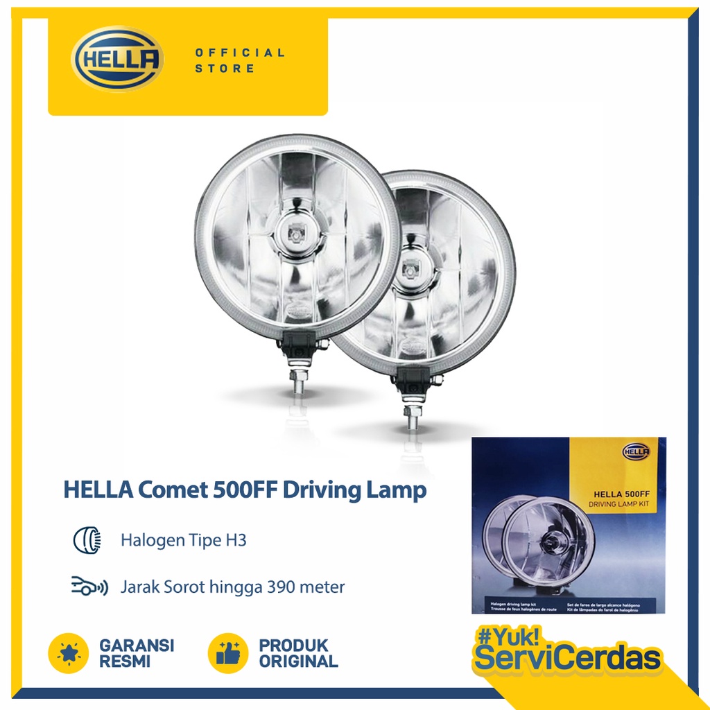 Jual HELLA Fog Lamp Comet 500FF - Lampu mobil | Shopee Indonesia