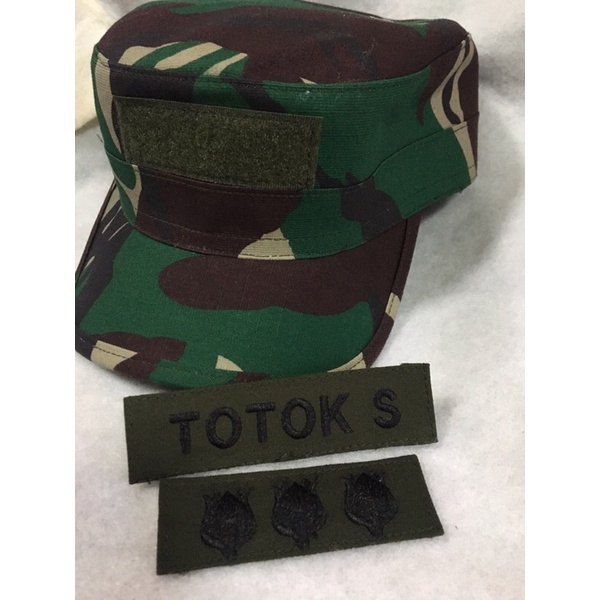 Jual Topi pet PDL TNI bahan wool | Shopee Indonesia