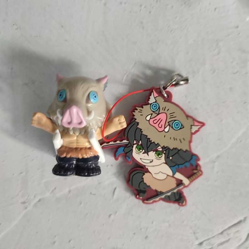 Jual official merch set mini figure rubber strap kimetsu no yaiba ...