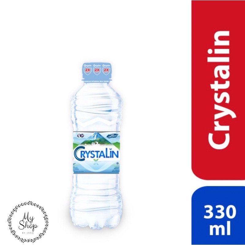 Jual Crystalin Air Mineral 330ml 1 Botol Original 100% | Shopee Indonesia