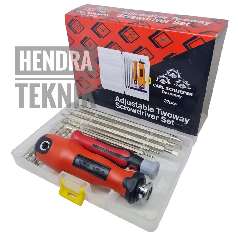 Jual OBENG SET CS CARL SCHLIEPER OBENG BESAR DAN HP SET CAP MATA TIGA ...