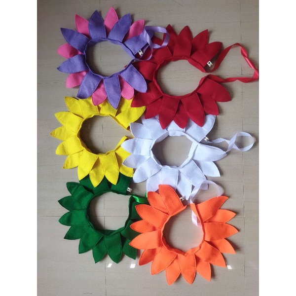 Jual Kostum Bunga Matahari Aksesories Drama Pentas Bando Bandana Flower ...