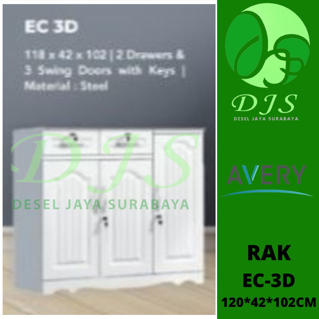 Jual Rak Sepatu Besi Pendek 3 Pintu EC-3D - Lebih Lebar | Shopee Indonesia