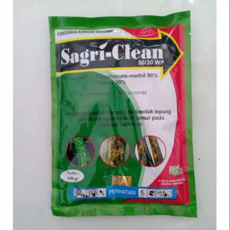 Jual Sagri clean 100gr fungisida pestisida Obat Pertanian obat sawah ...