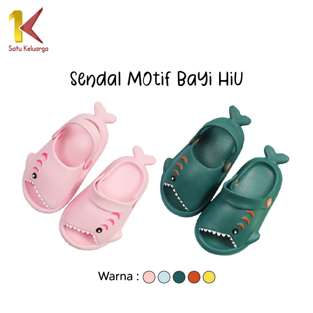 Jual Satu Keluarga Sandal Hiu Anak Anti Slip Karakter Bayi Hiu Lucu S41 ...