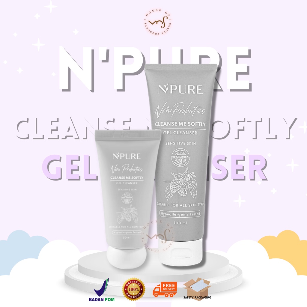 Jual NPURE NONI Probiotics Cleanse Me Softly Gel Cleanser | Shopee ...
