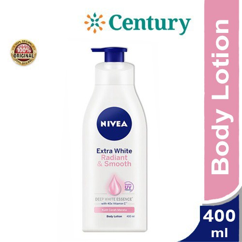 Jual Nivea Extra White Radiant Smooth Lotion 400 ML / Body Lotion ...