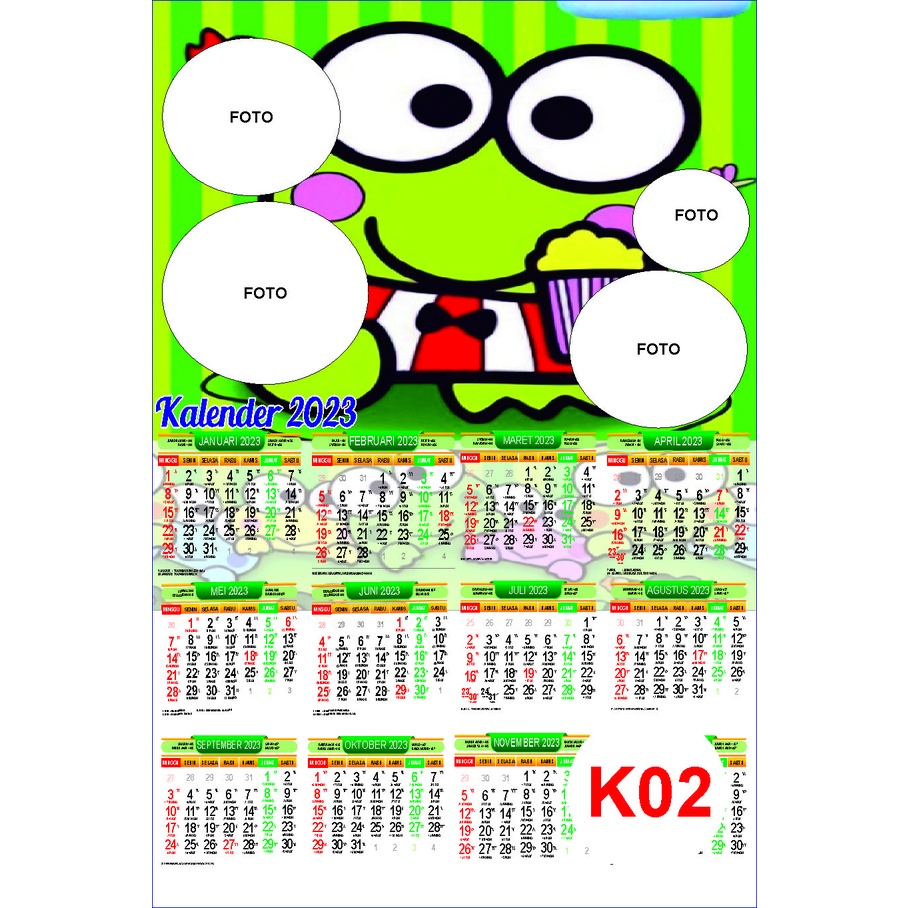 Jual [NEW KALENDER KEKINIAN] DESAIN BARU 2025 DI JAMIN CEPAT JADI ...