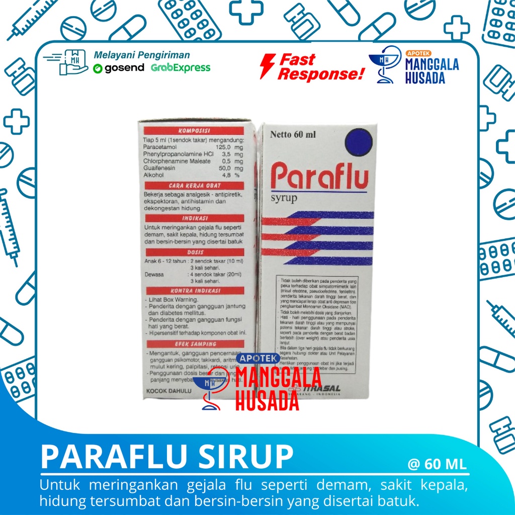 Jual PARAFLU SIRUP @60 ML | Shopee Indonesia