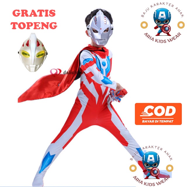Jual Baju Ultramen Ultraman Ginga Anak Laki Laki Setelan Stelan Kostum ...