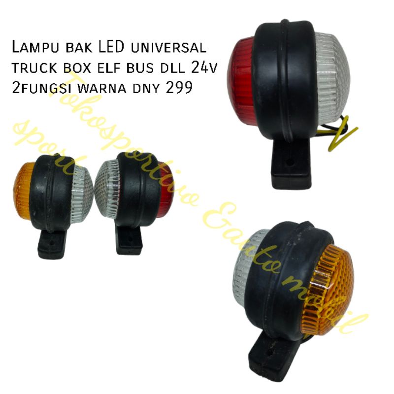 Jual LAMPU LED BAK TRUCK BOX FUSO ELF 24V LED VARIASI LAMPU TRCUK DNY 299 LED | Shopee Indonesia