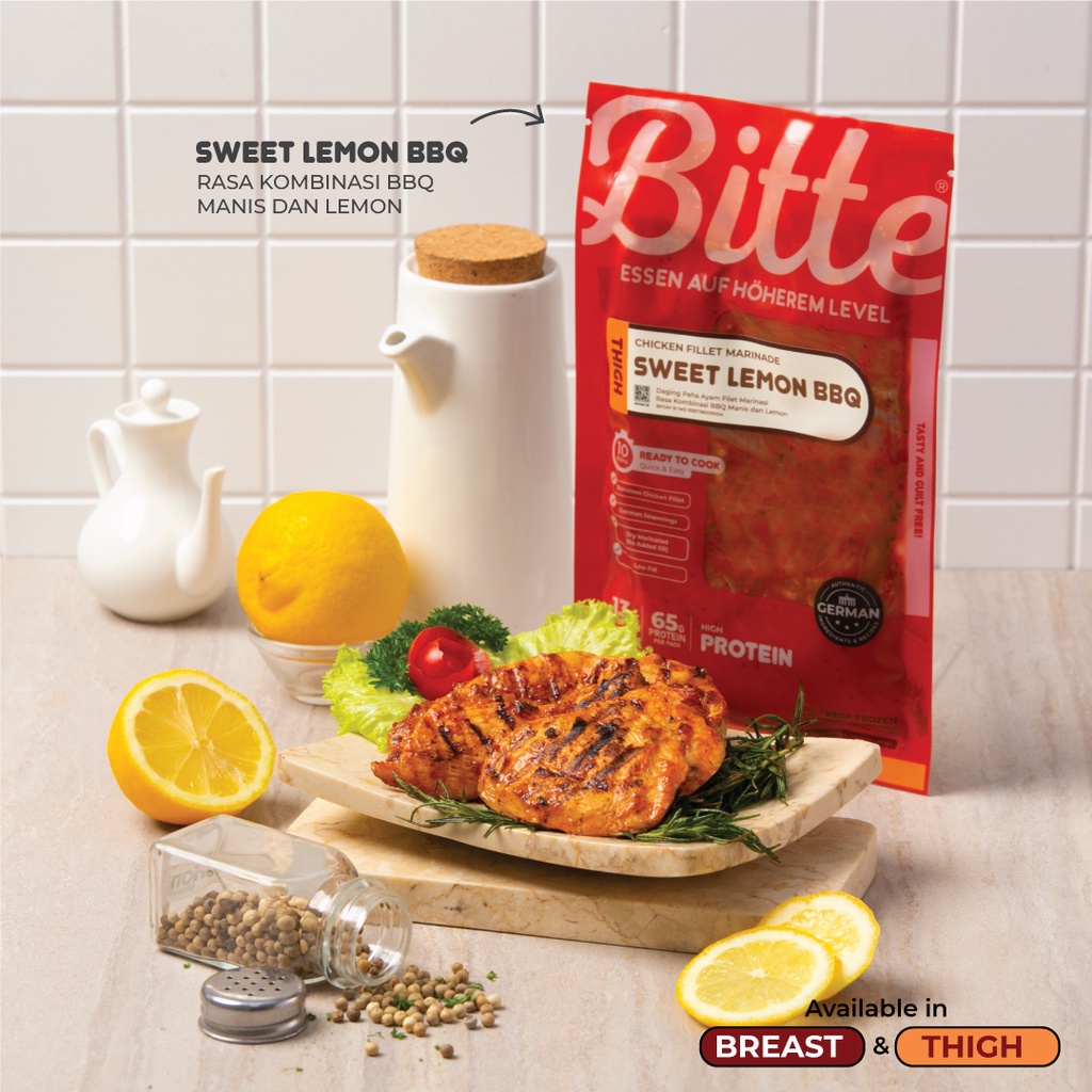 Jual Bitte Healthy Frozen Chicken Marinade High Protein Low Calorie ...
