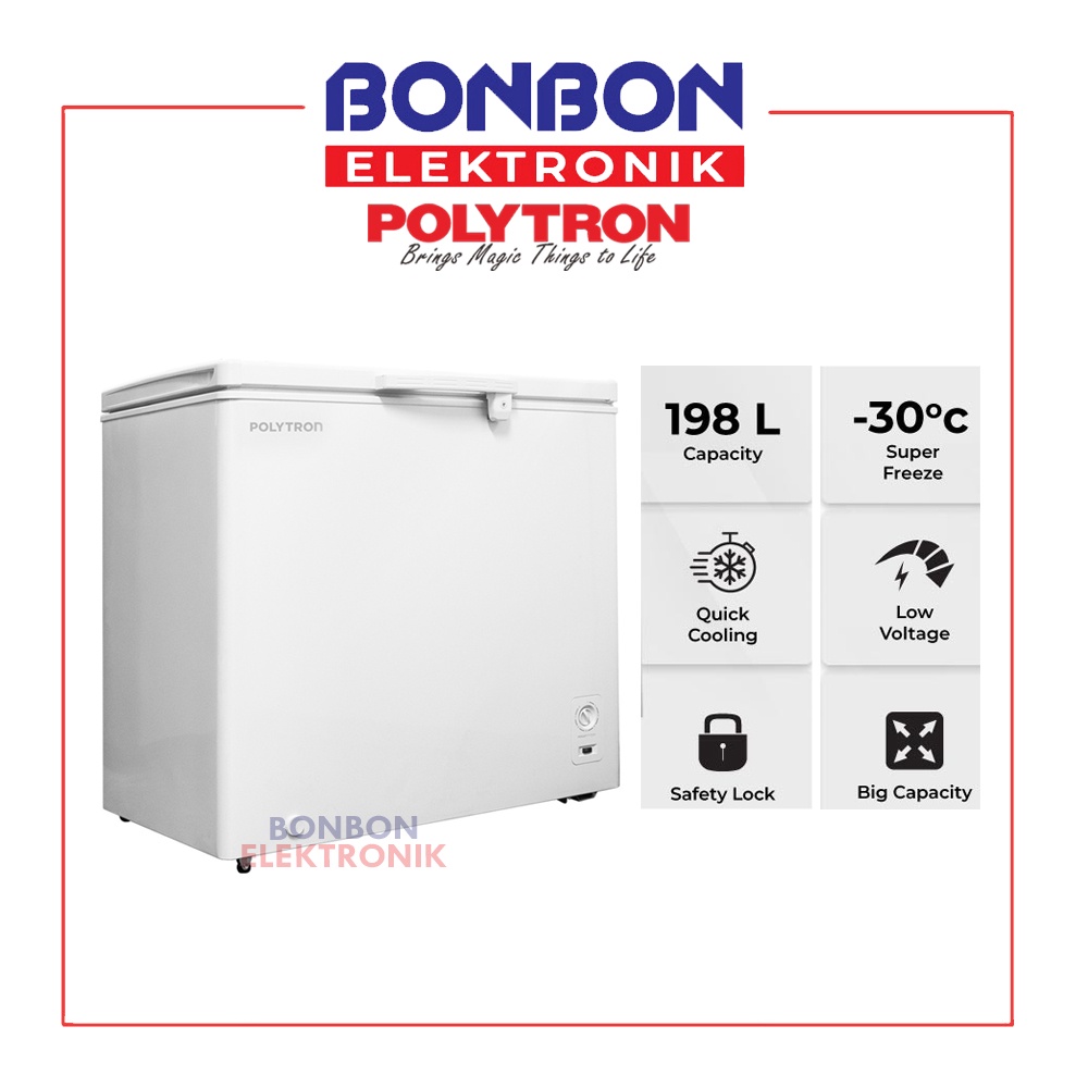 Jual POLYTRON Chest Freezer 200 Liter PCF 218 / PCF218 200L | Shopee ...