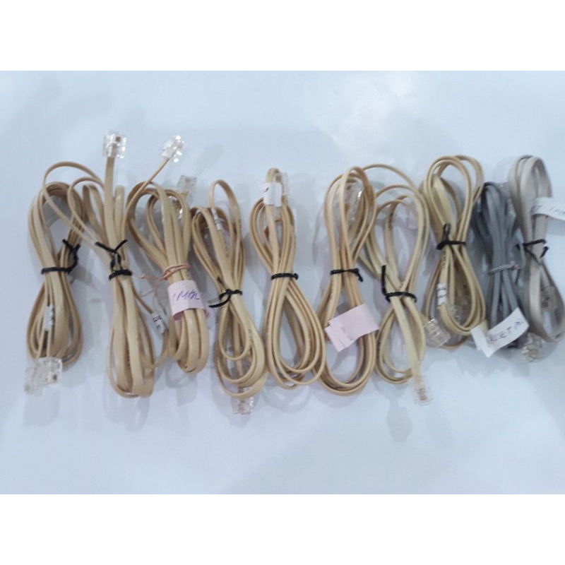 Jual Kabel rosset telephone 1M | Shopee Indonesia