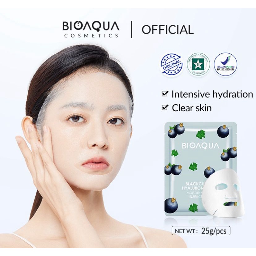 Jual BIOAQUA Sheet Mask Fruit | Shopee Indonesia