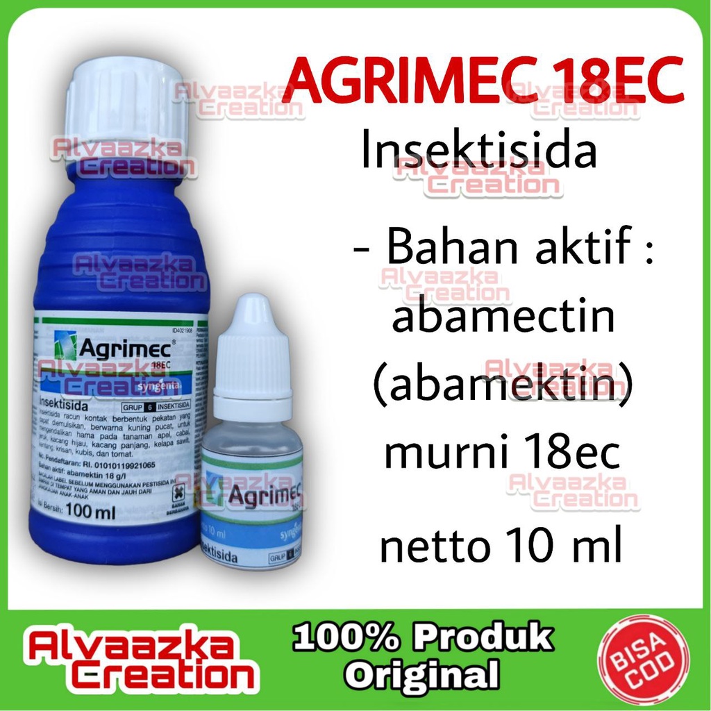 Jual REPACK Agrimec 18 EC 10 ml I Agrimec Syngenta ORIGINAL | AGRIMEC ...