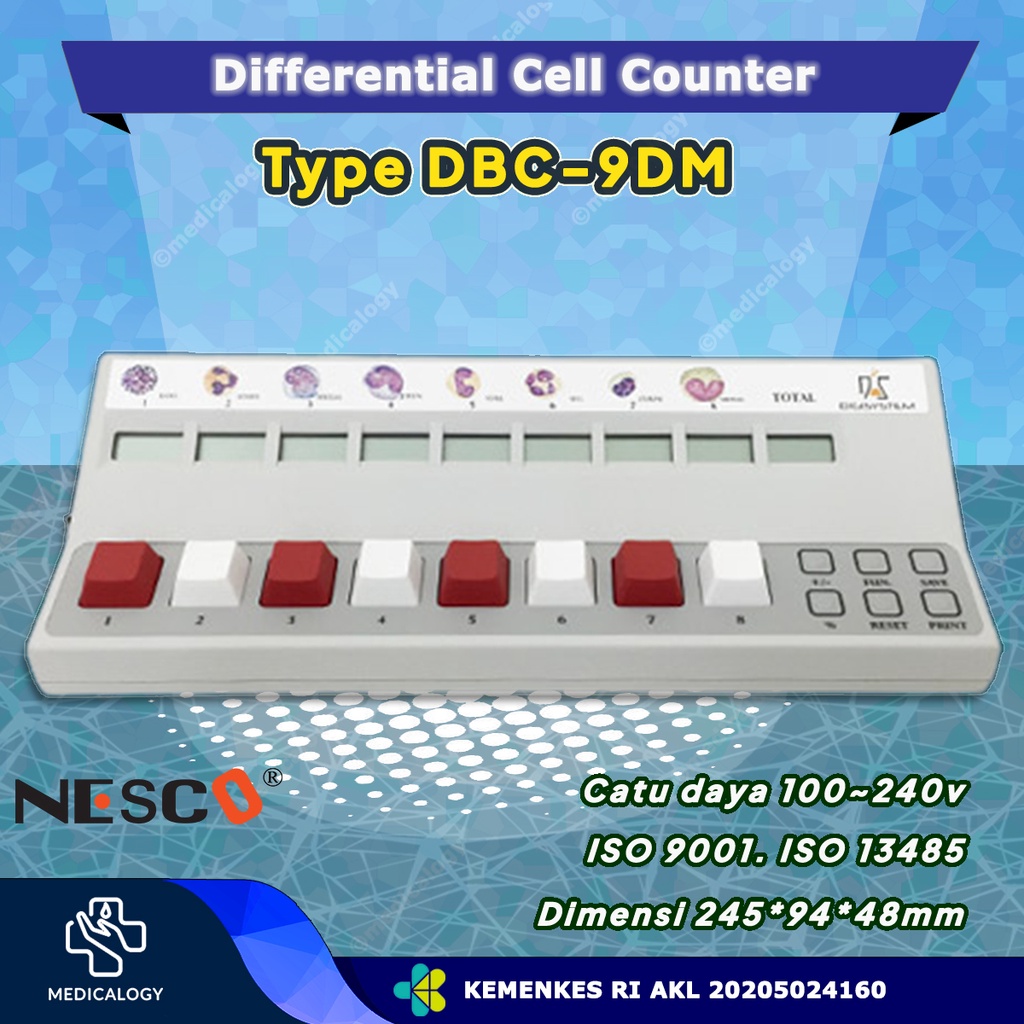 Jual Nesco Digital Differential Blood Cell Counter Type DBC-9DM ...