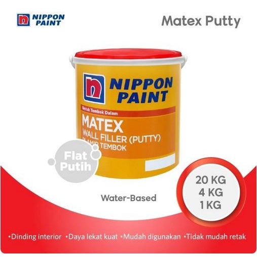 Jual Plamir Plamir Matex Wall Filler (Putty) 20 Kg | Shopee Indonesia