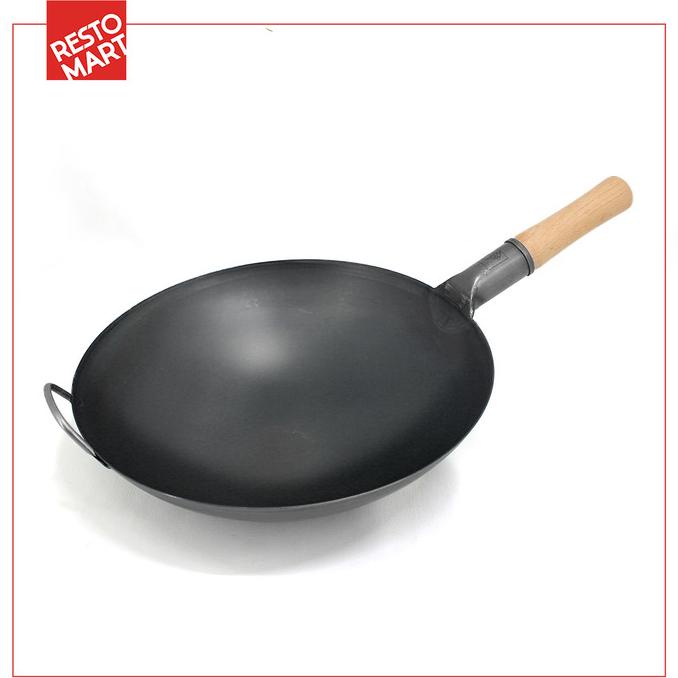 Jual Wajan Baja Pre-Seasoned/Single Handle Wok 40Cm-RESTOWOK-(2291082 ...