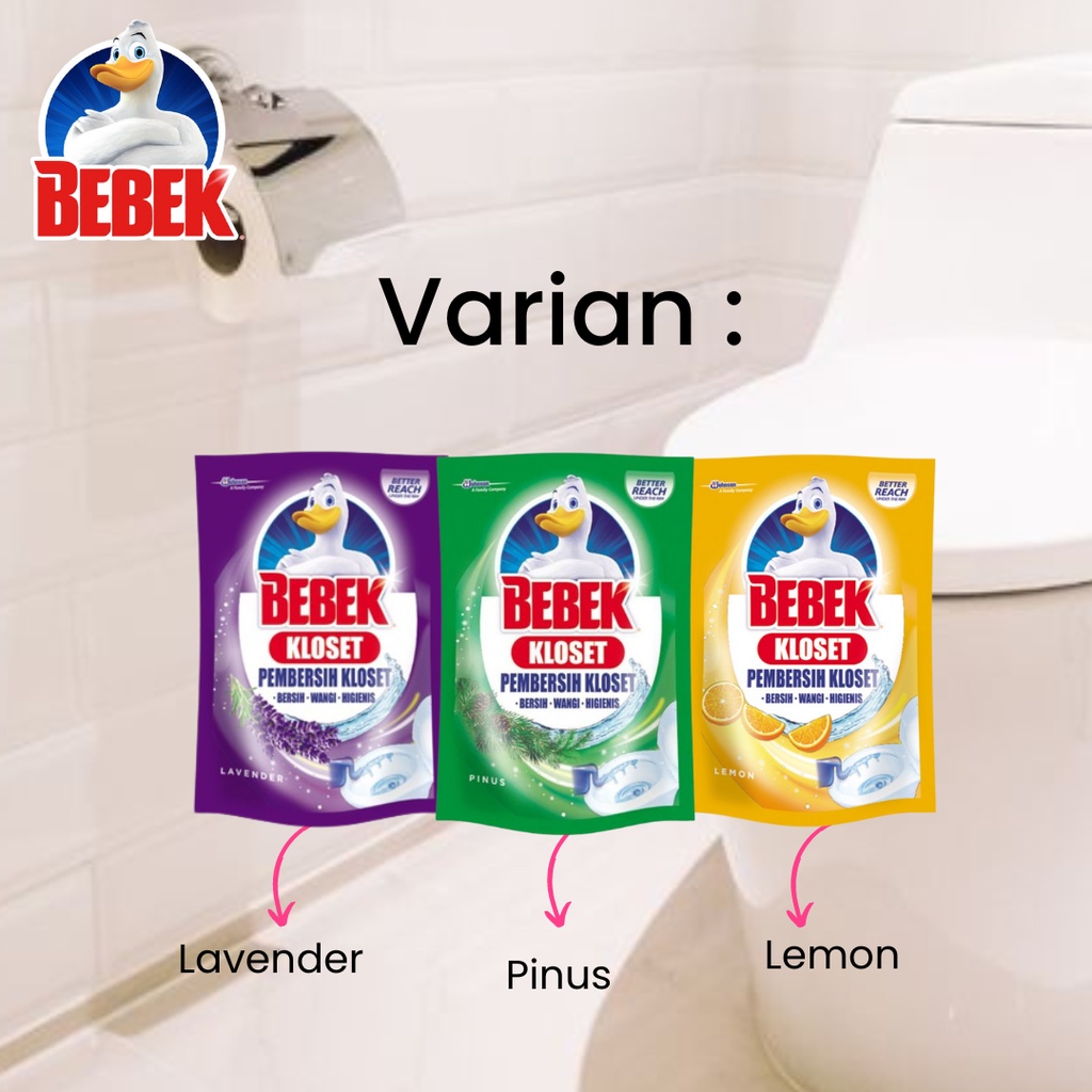 Jual Bebek Kloset Lemon Pouch 450ml – Pembersih Toilet WC Closet ...