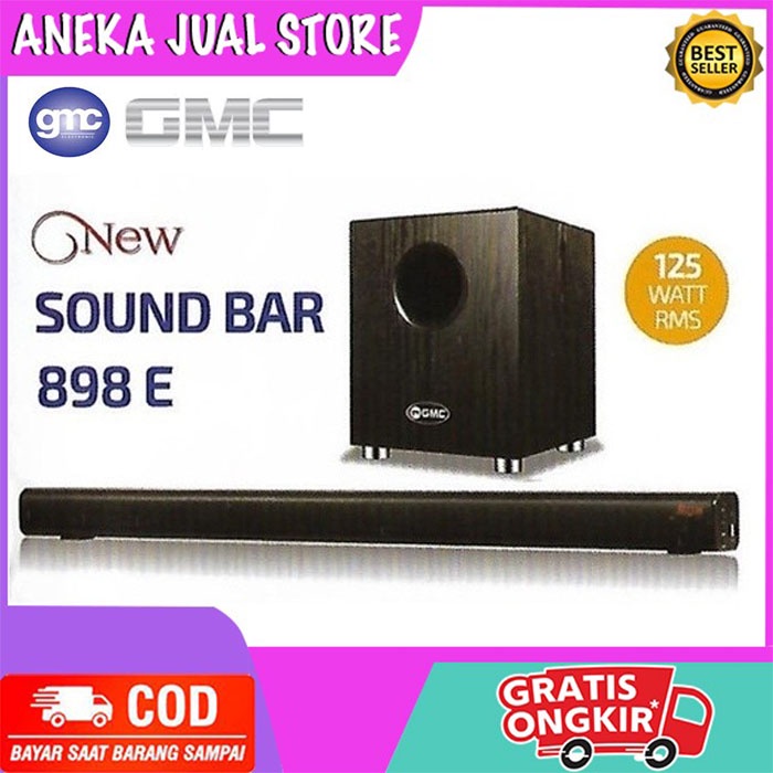 Jual SOUNDBAR GMC 898E WITH BLUETOOTH Suara Keras,Ngebass | Shopee ...