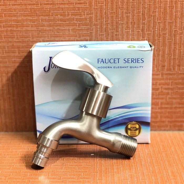 Jual Keran / Kran Air Johle 1/2 Tembok Dinding Taman Besi Stainless ...