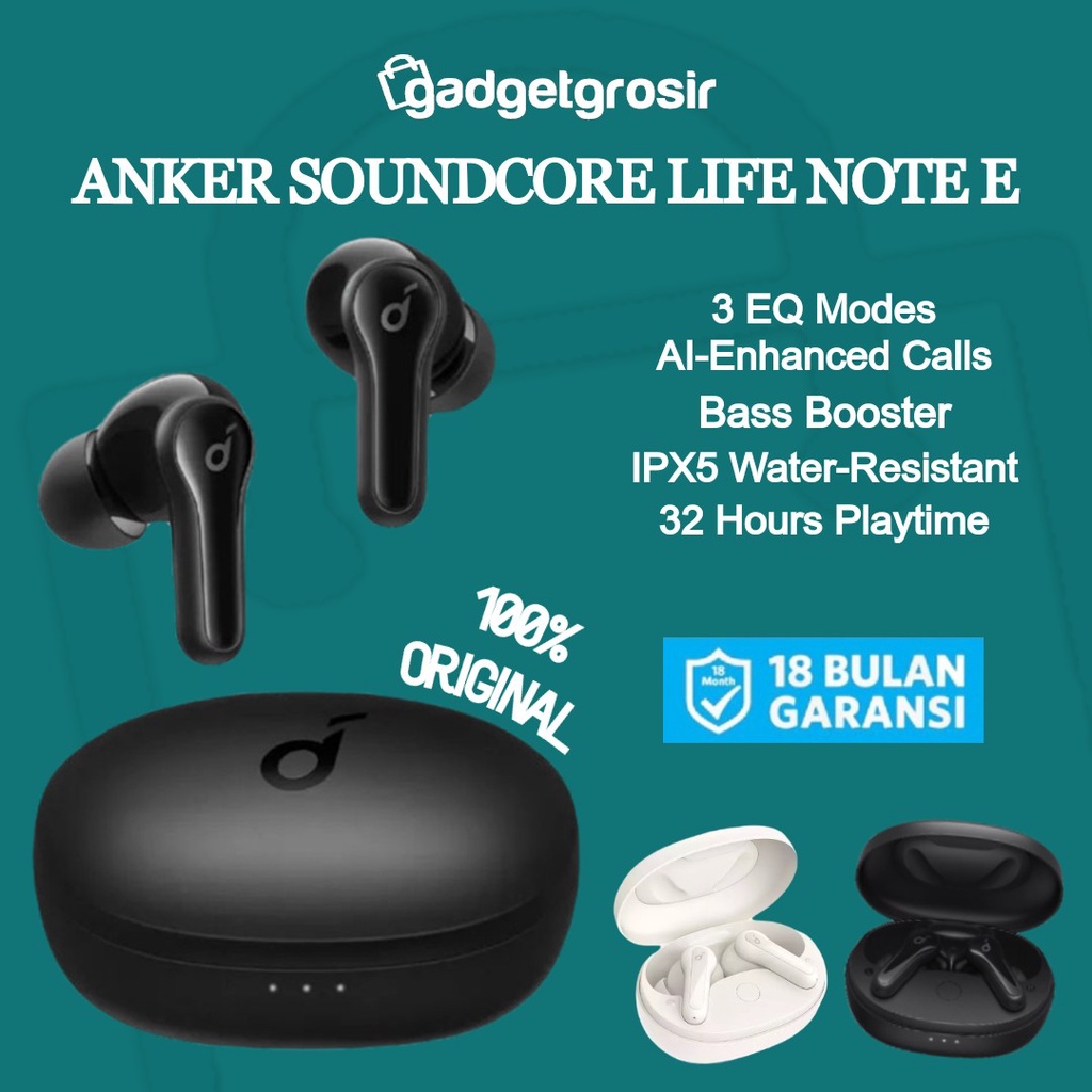 Jual ANKER Soundcore Life Note E TWS A3943 Earbuds Earphone True ...