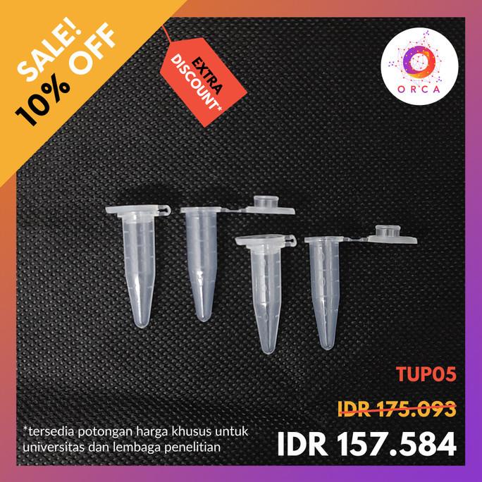 Jual Microcentrifuge Tube 500ul - Tabung Eppendorf PCR Mikrosentrifugasi | Shopee Indonesia