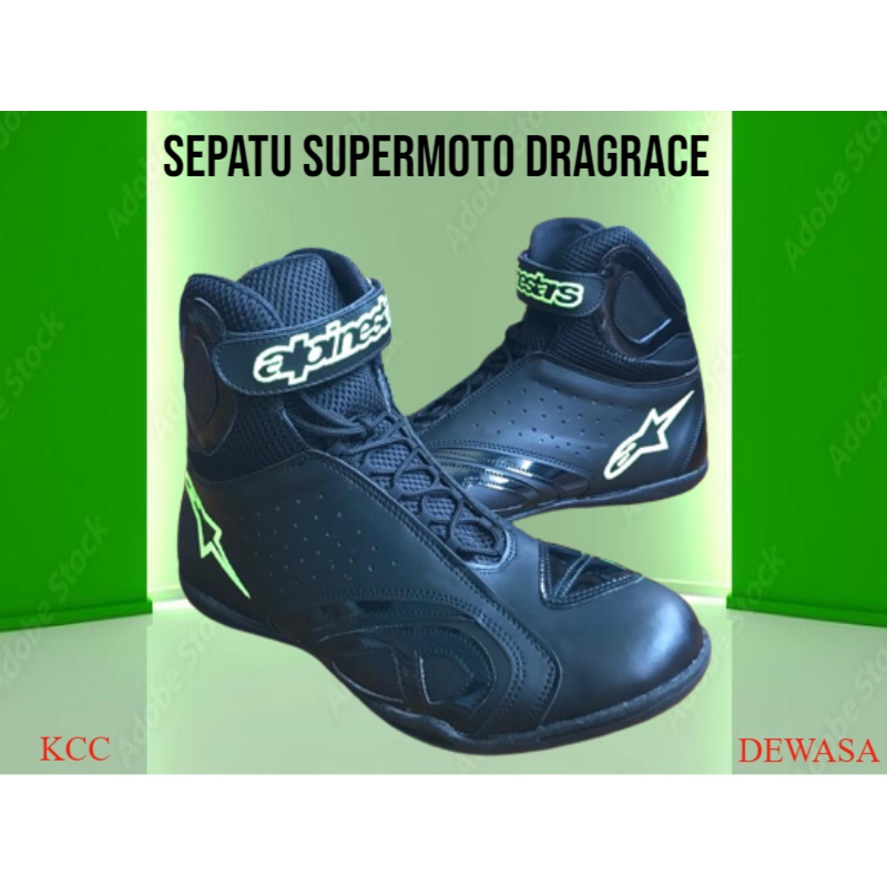 Jual SEPATU SUPERMOTO DRAGRACE DEWASA Buat yang suka dragrace riding ...