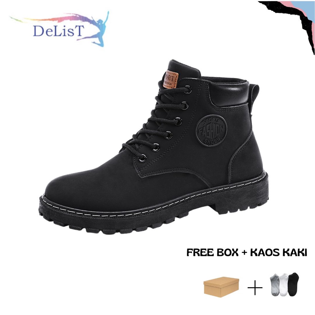 Jual [DELIST] Free Box + Kaos Kaki -Sepatu Sneakers Boots Fashion ...