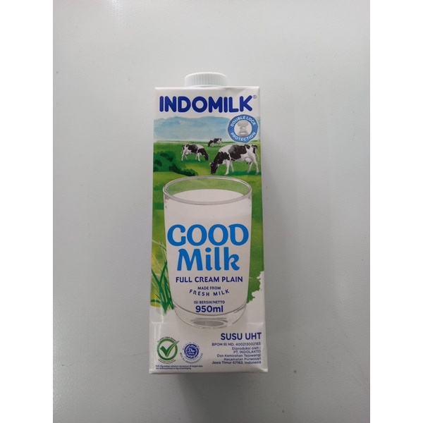 Jual SUSU UHT INDOMILK PLAIN 950ml | Shopee Indonesia