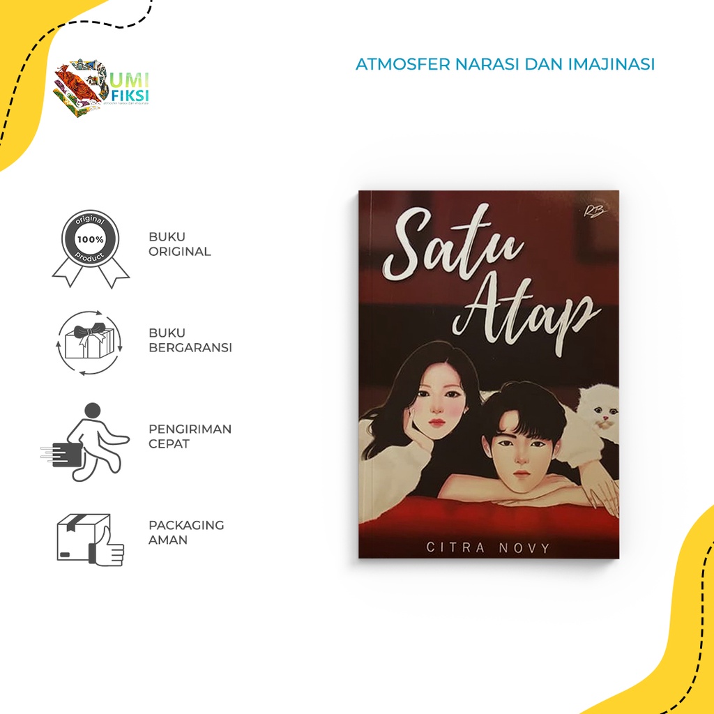 Jual Buku Novel - Satu Atap - Citra Novy - Rainbow Books - Bumifiksi ...