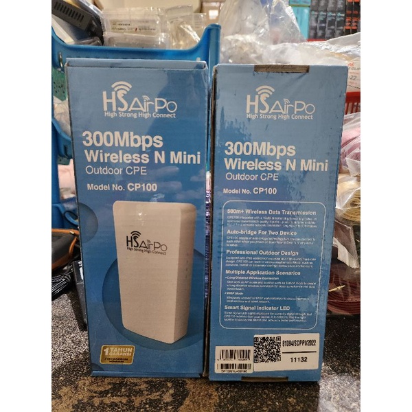 Jual HS Airpo CP100 2.4Ghz 300Mbps Wireless N Mini Outdoor | Shopee ...