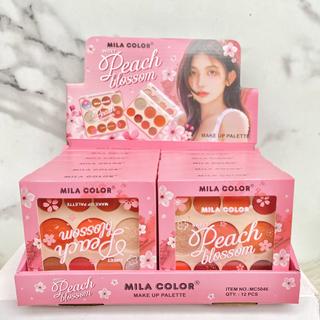 Jual Eyeshadow Palette Mila Color Fruit Edition PEACH BLOSSOM 11 color ...