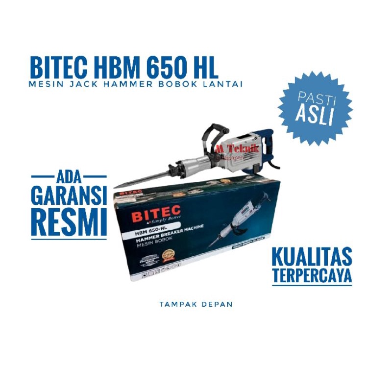 Jual Mesin bobok Bitec HBM 650 HL jack hammer lantai cor beton concrete ...