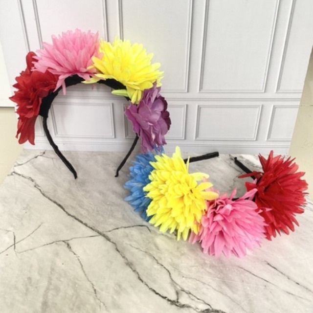 Jual Flower Crown Custom Bando Bunga Mawar Bando Custom Bando Murah ...