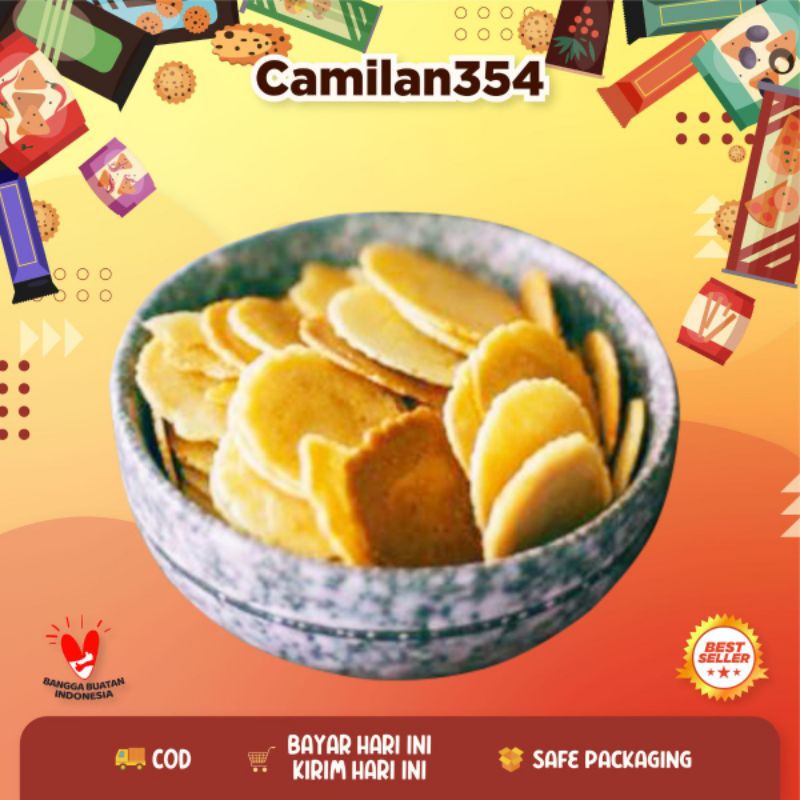 Jual Opak Dolar Bulat Manis Renyah - 250gr / Kue Dollar Simping Manis ...