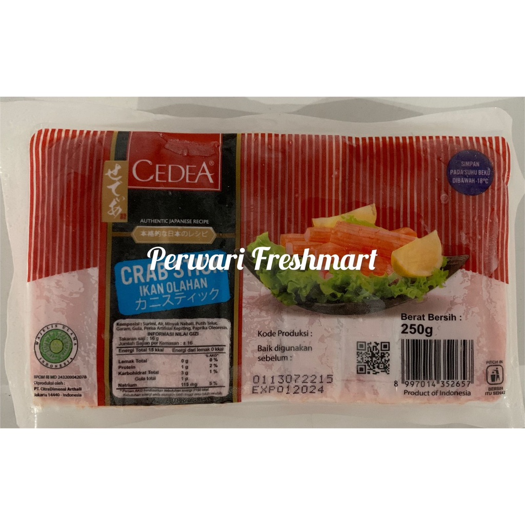 Jual Crab Stick Cedea 250gr | Shopee Indonesia