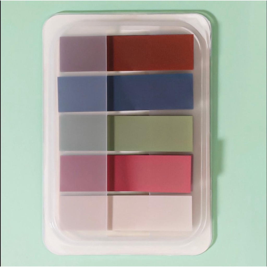 Jual [HARU] 100lembar Morandi Colour Index Marks Set Pembatas Penanda ...