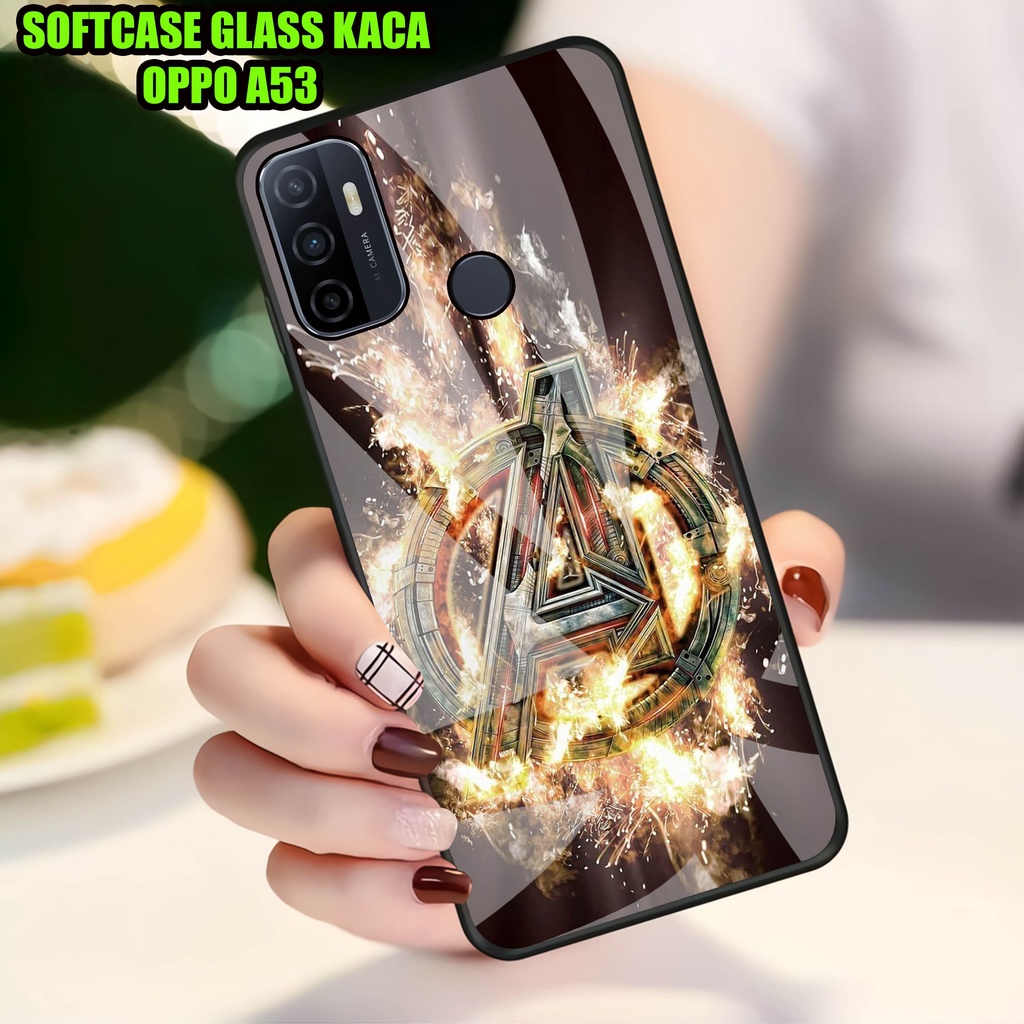 Jual Softcase Glass Kaca OPPO A53]- Case Hp Pelindung Handphone OPPO ...