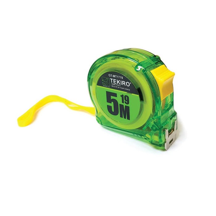 Jual TEKIRO Meteran 5m transparant / Meteran Tangan / Meteran Roll 5 ...