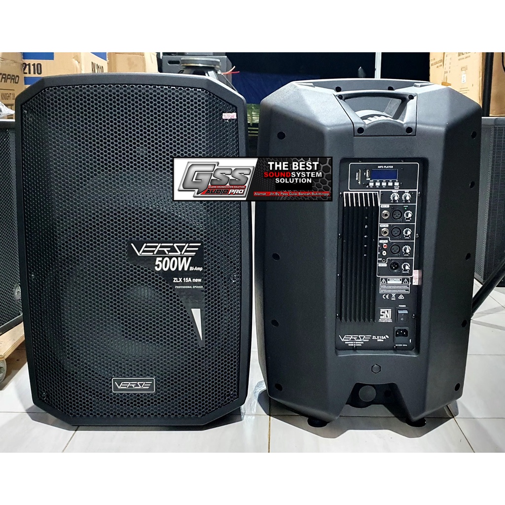 Jual Speaker Aktif 15 Inch Verse Zlx 15a New 1 Set Shopee Indonesia