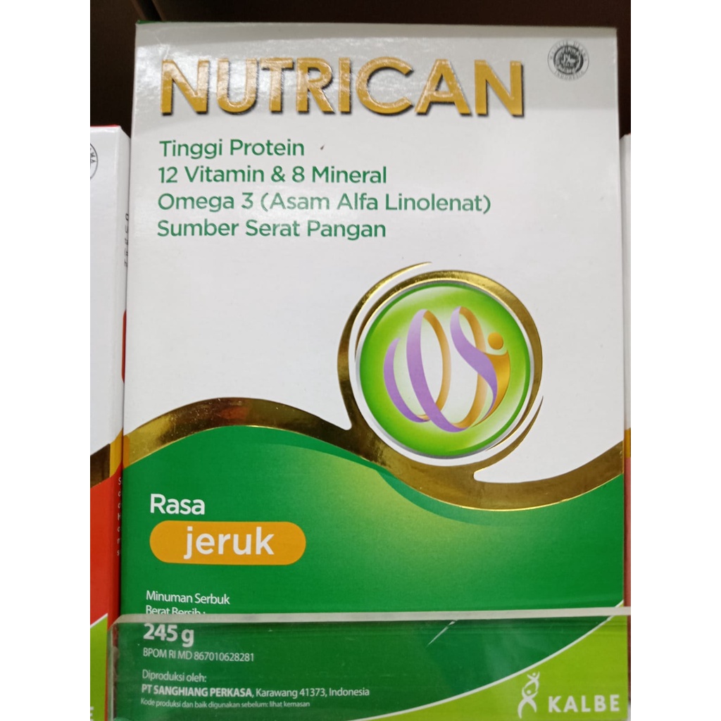 Jual susu nutrican rasa jeruk 245gr | Shopee Indonesia