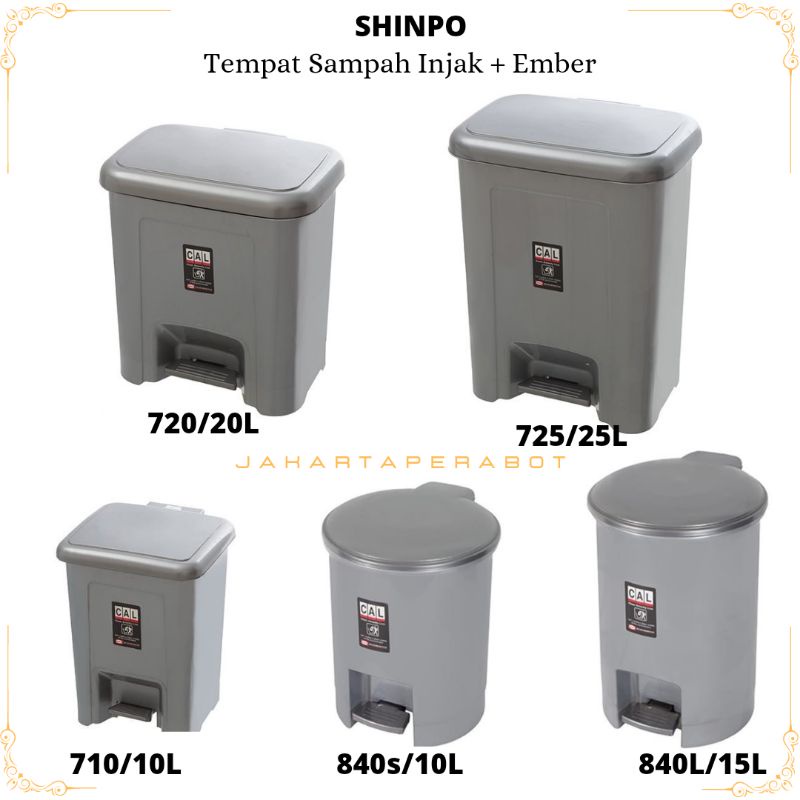 Jual SHINPO - Tempat Sampah Injak / Tempat Sampah Injek 10 15 20 25 ... Jual SHINPO - Tempat Sampah Injak / Tempat Sampah Injek 10 15 20 25 ...