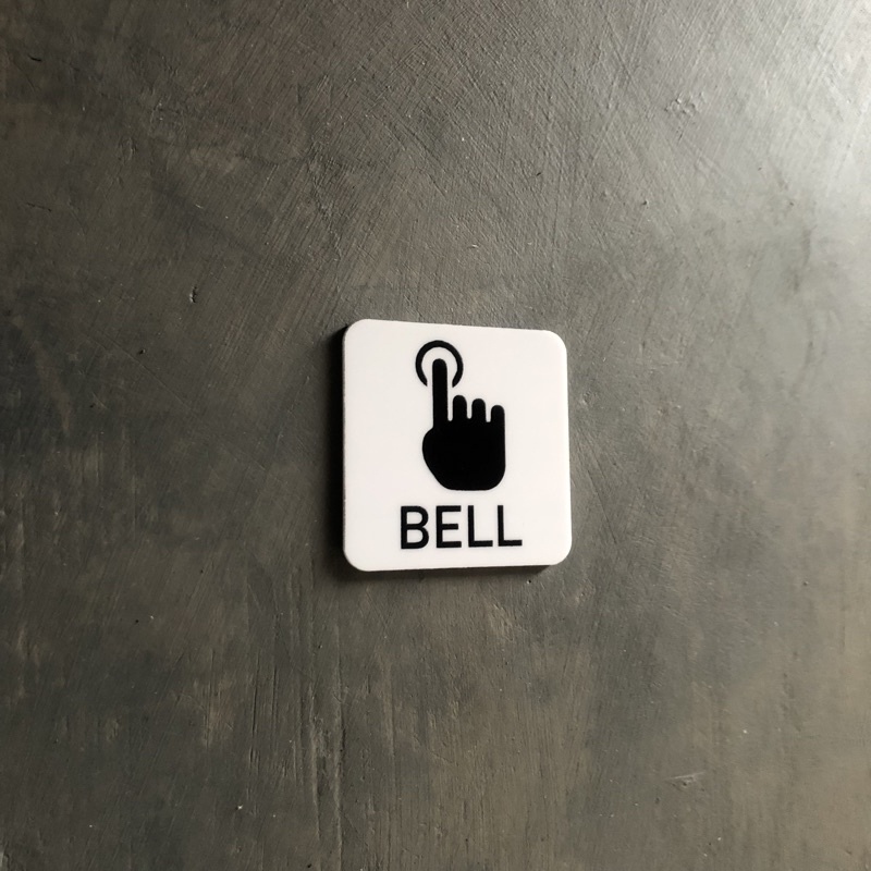Jual Papan Akrilik Tanda Bell / Sign Acrylic Board Bell | Shopee Indonesia