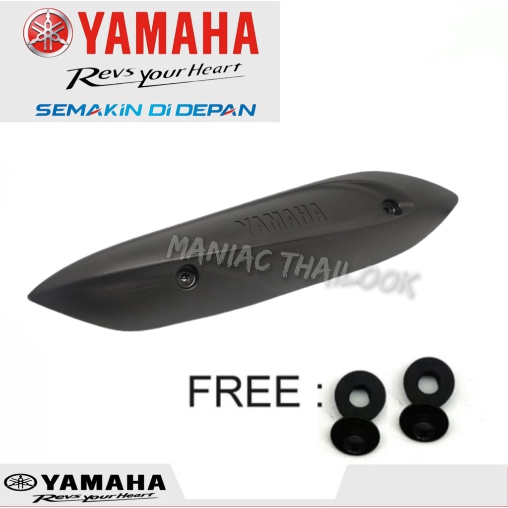 Jual Cover tameng knalpot yamaha mio sporty/ mio lama model standar ...