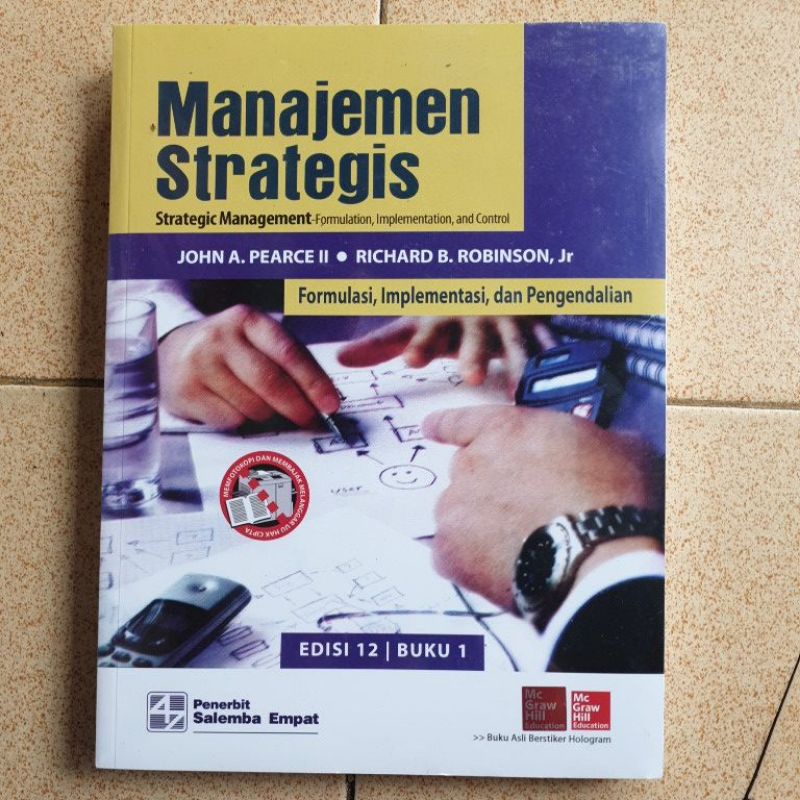 Jual ORIGINAL MANAJEMEN STRATEGIS FORMULASI IMPLEMENTASI DAN PENGENDALIAN EDISI 12 BUKU 1 ...